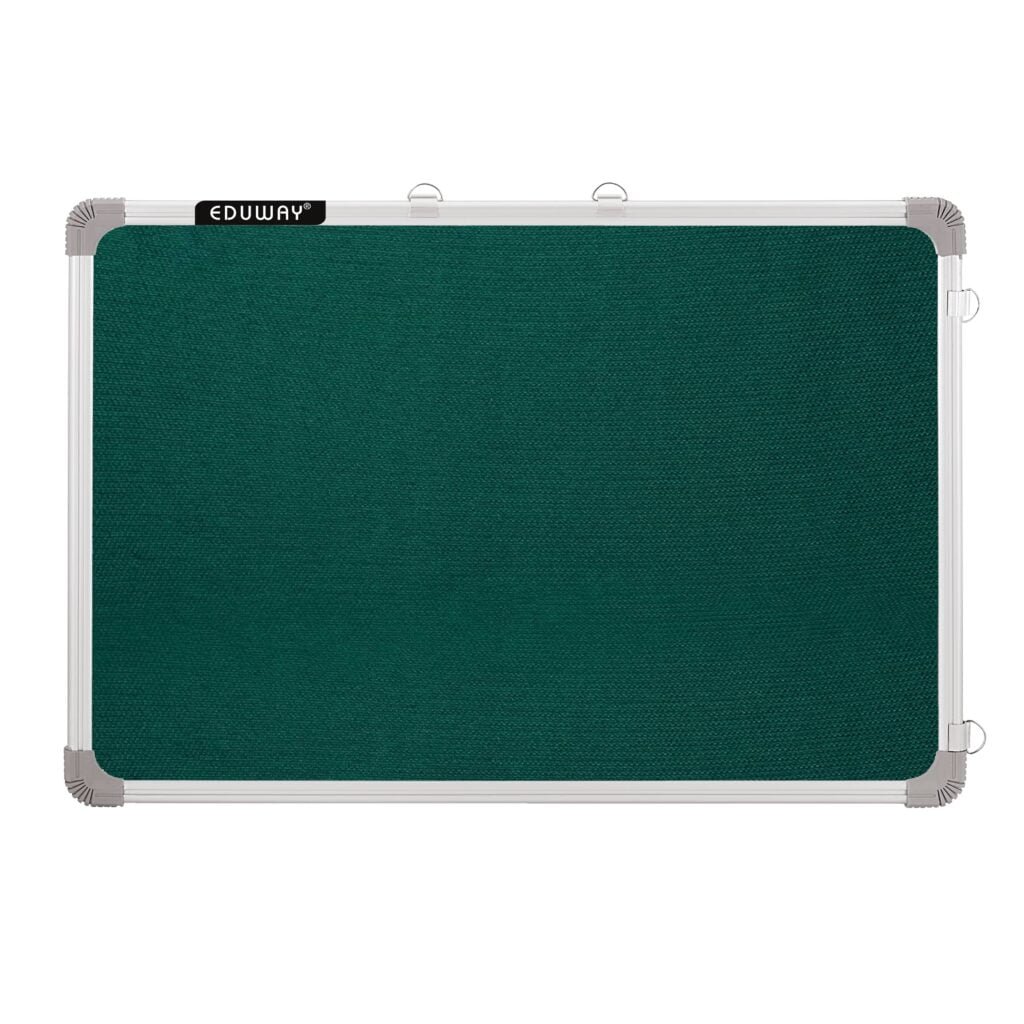 Buy Green Soft Notice Board with High Resilience Foam Fabric