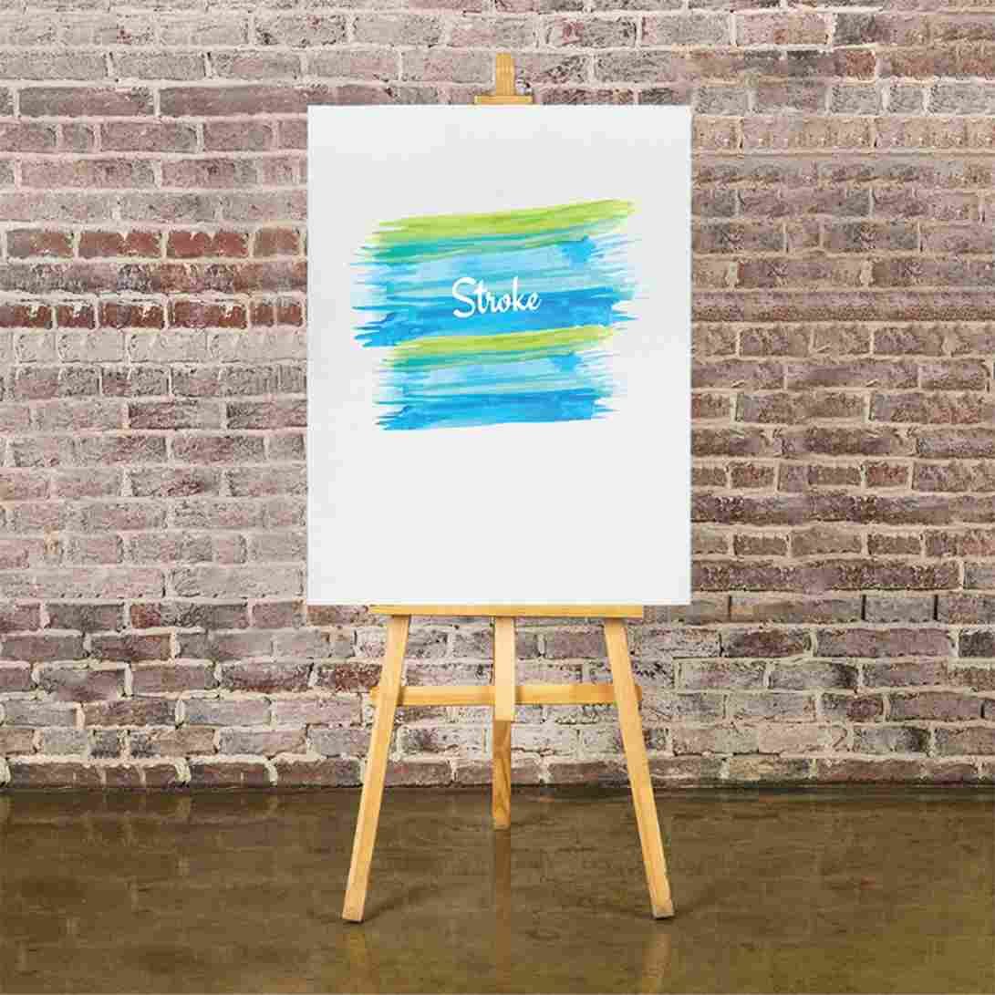 Buy Medium Grain White Canvas Board for Painting, 8x10 Inch,