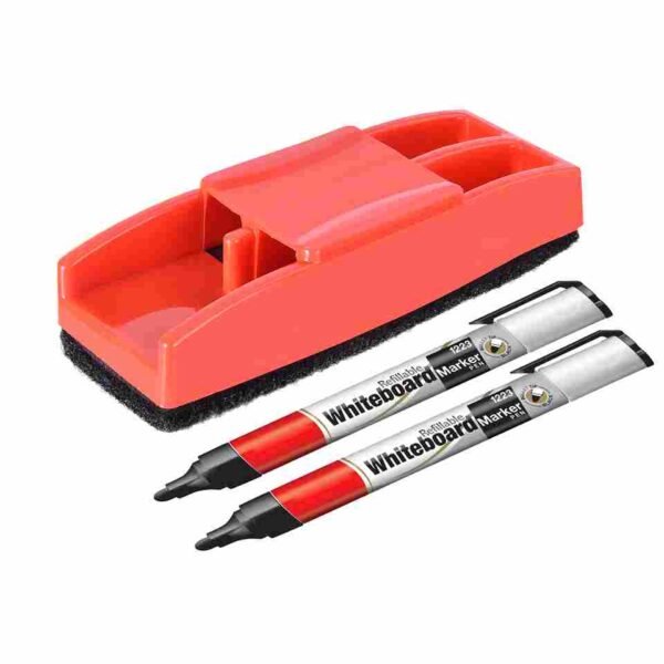 Eduway Magnetic Kit for Magnetic White Board (2 Black Marker, 1 ...