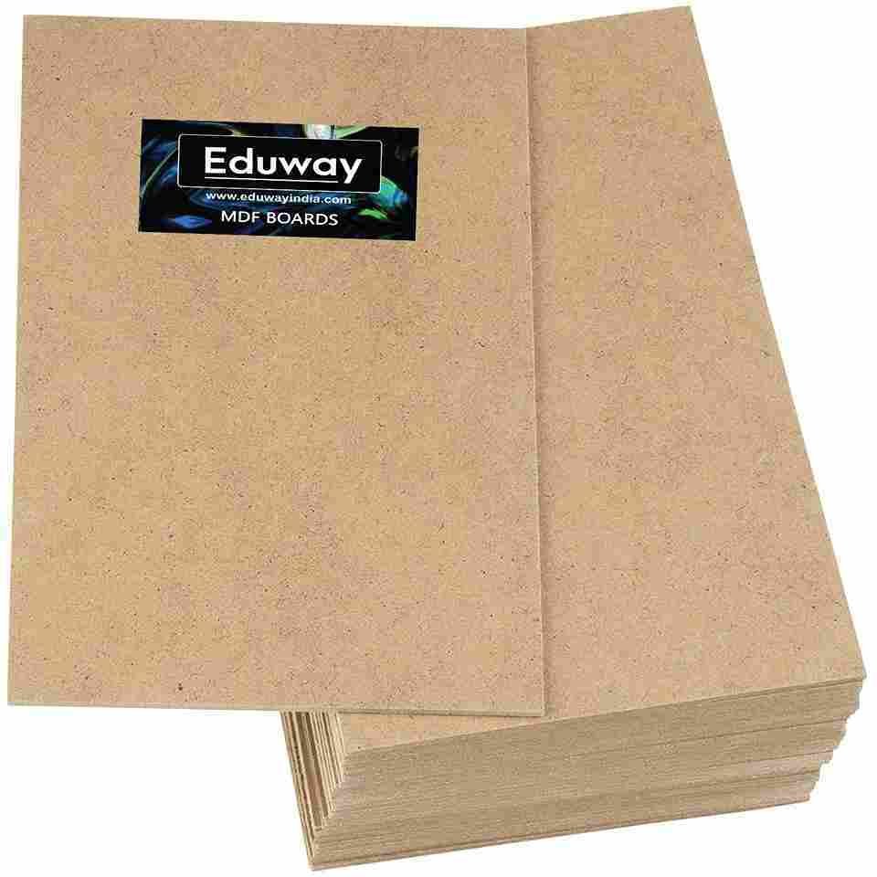 Eduway 6" X 20" MDF Board Sheet for Art & Craft Pack of 6 Ash Japanese ...