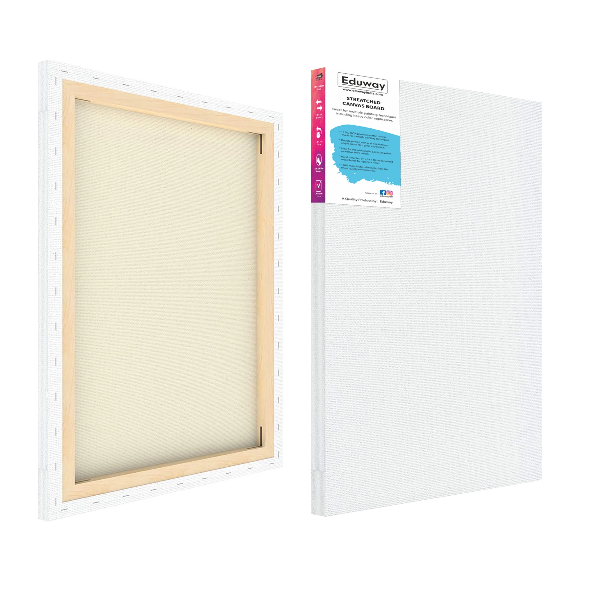 Buy Stretched Painting Canvas at best prices in India- 10 Oz